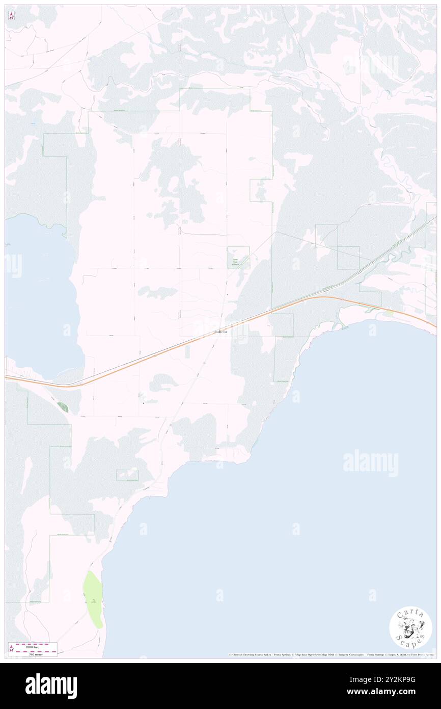 Isabella county map hi-res stock photography and images - Alamy