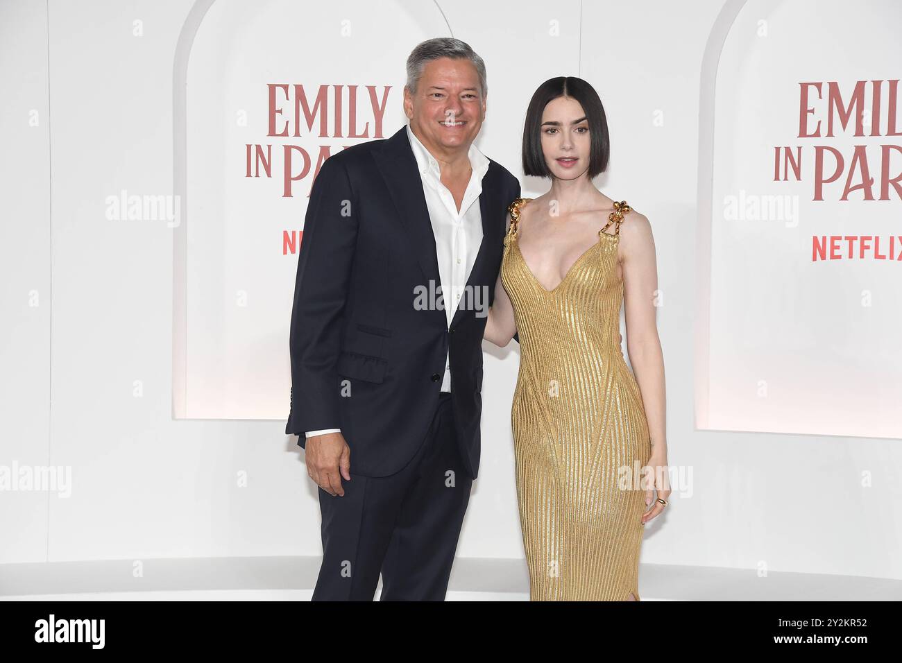 Rome, The Space Cinema Moderno Premiere "Emily in Paris", Pictured: Ted ...