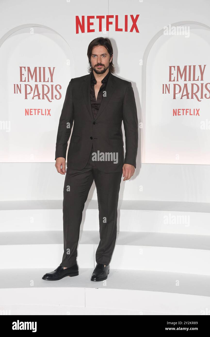 Rome, The Space Cinema Moderno Premiere "Emily in Paris", In the photo ...