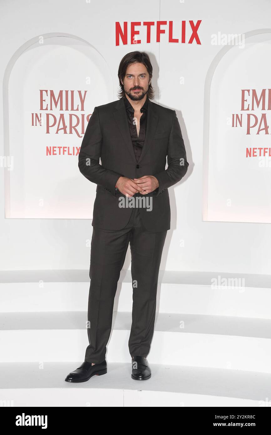 Rome, The Space Cinema Moderno Premiere "Emily in Paris", In the photo ...
