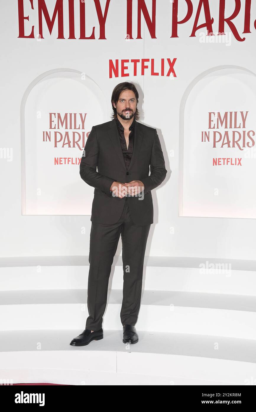 Rome, The Space Cinema Moderno Premiere "Emily in Paris", In the photo ...