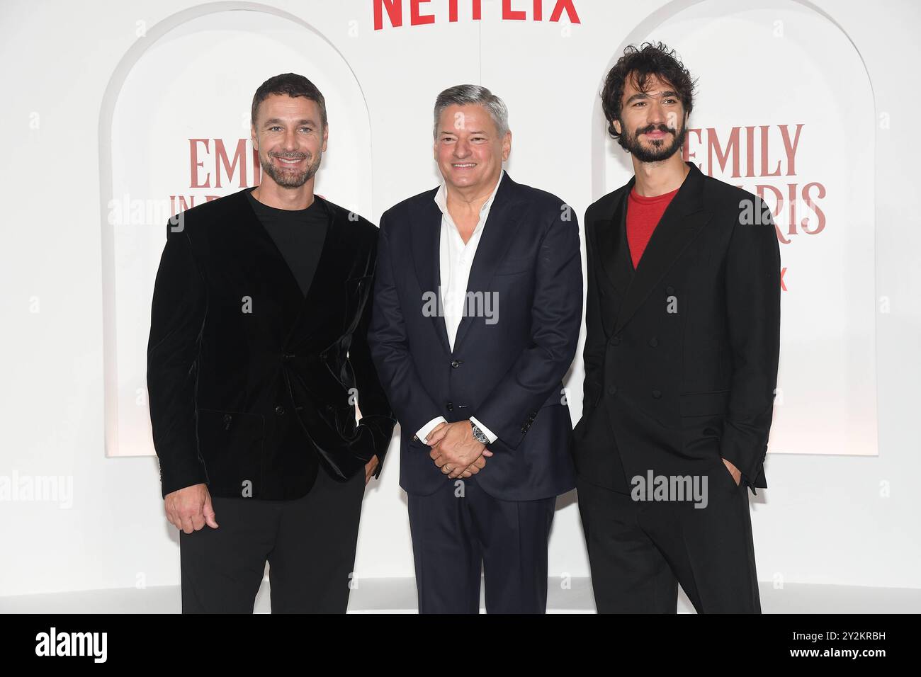 Rome, The Space Cinema Moderno Premiere "Emily in Paris", In the photo ...