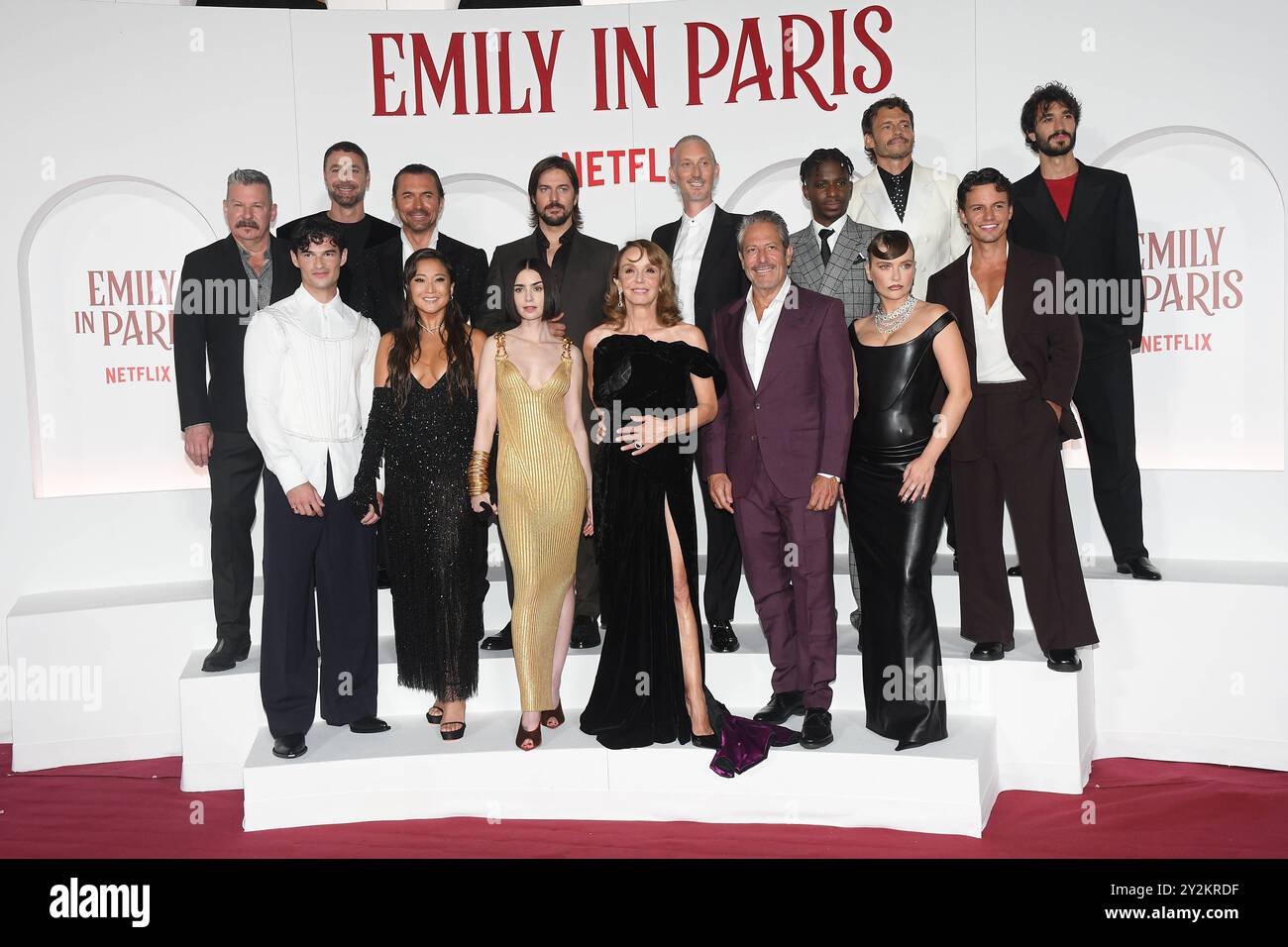 Rome, The Space Cinema Moderno Premiere "Emily in Paris", In the photo ...
