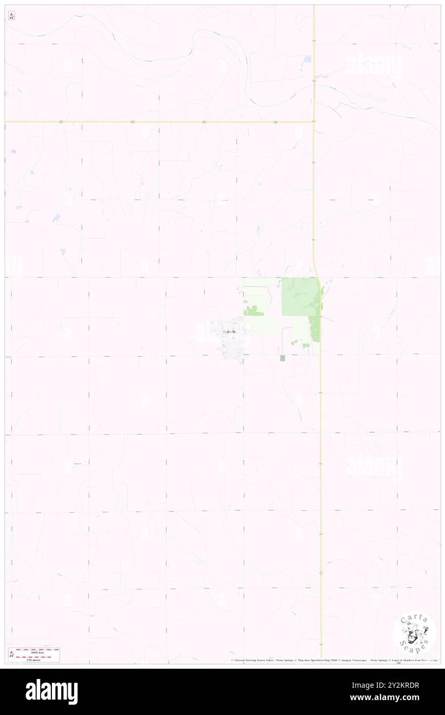 Isabella county map hi-res stock photography and images - Alamy