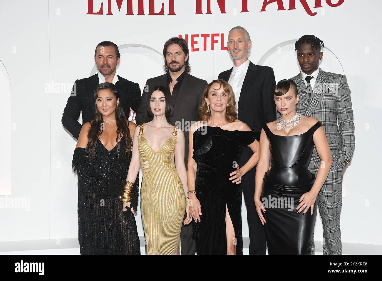 Rome, The Space Cinema Moderno Premiere "Emily in Paris", In the photo ...