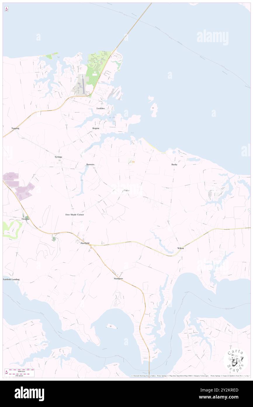 Middlesex virginia map Cut Out Stock Images & Pictures - Alamy