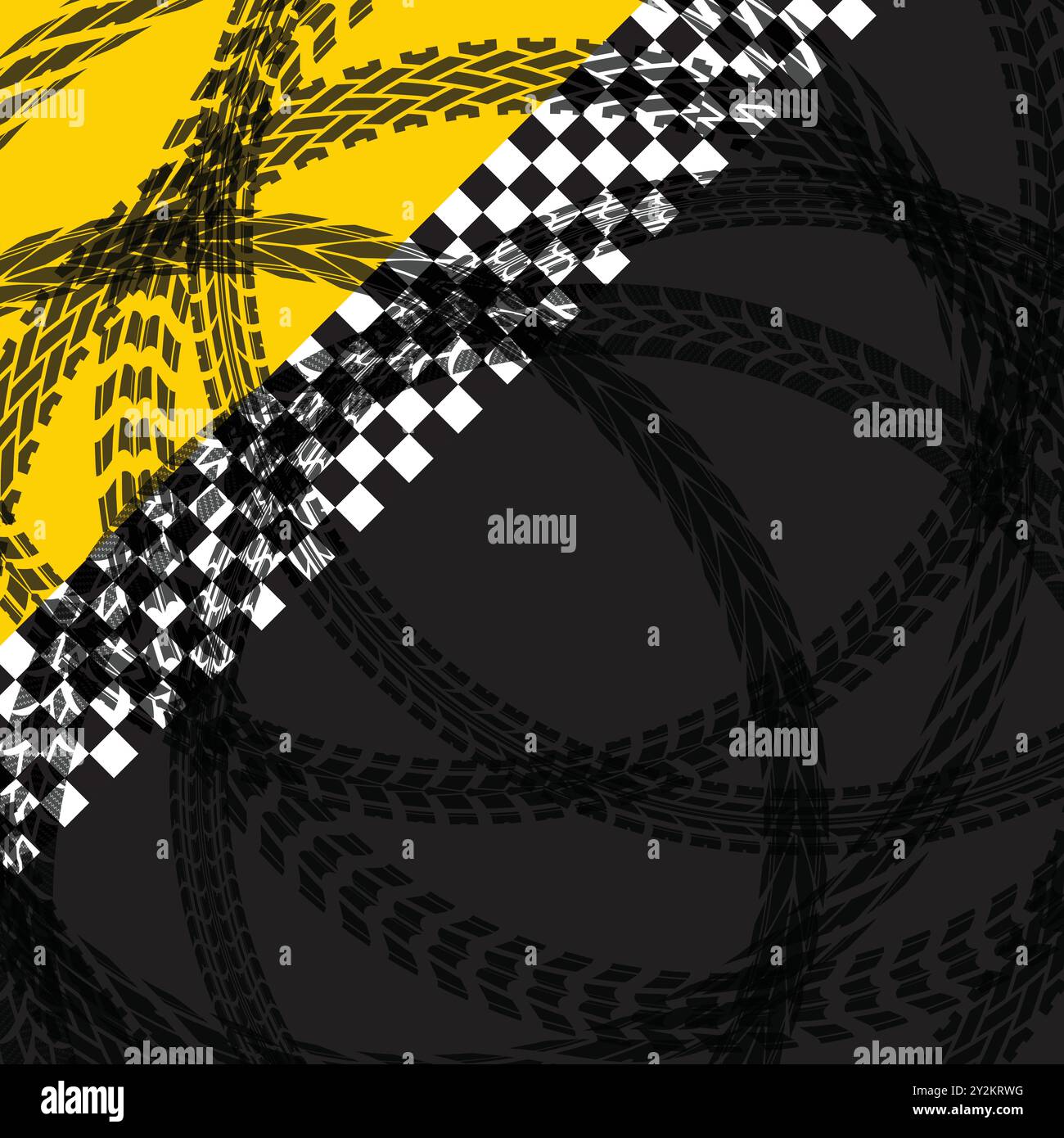 Motor racing yellow flag Stock Vector Images - Alamy