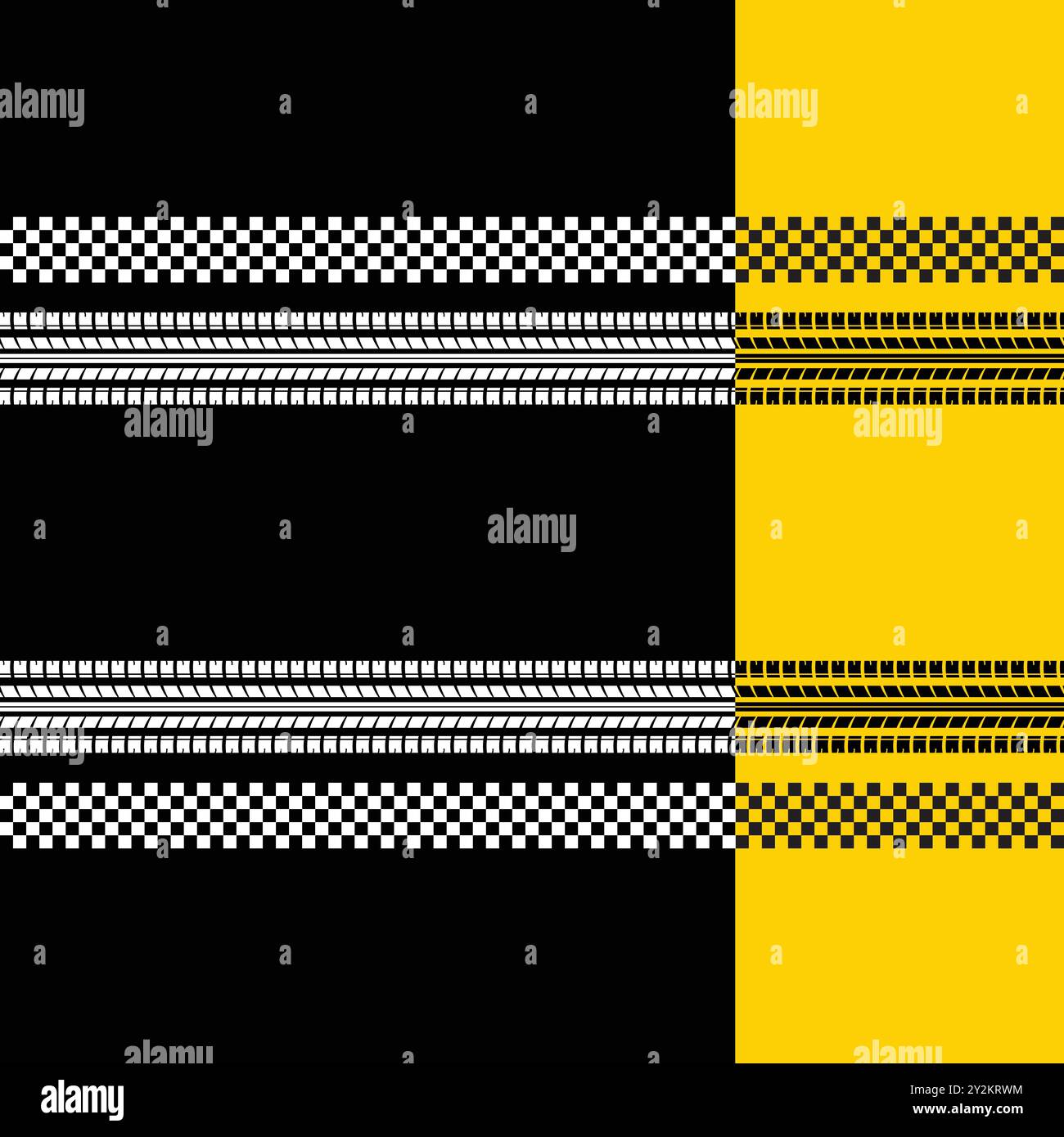 Tire track and checkered wallpaper Stock Vector Image & Art - Alamy