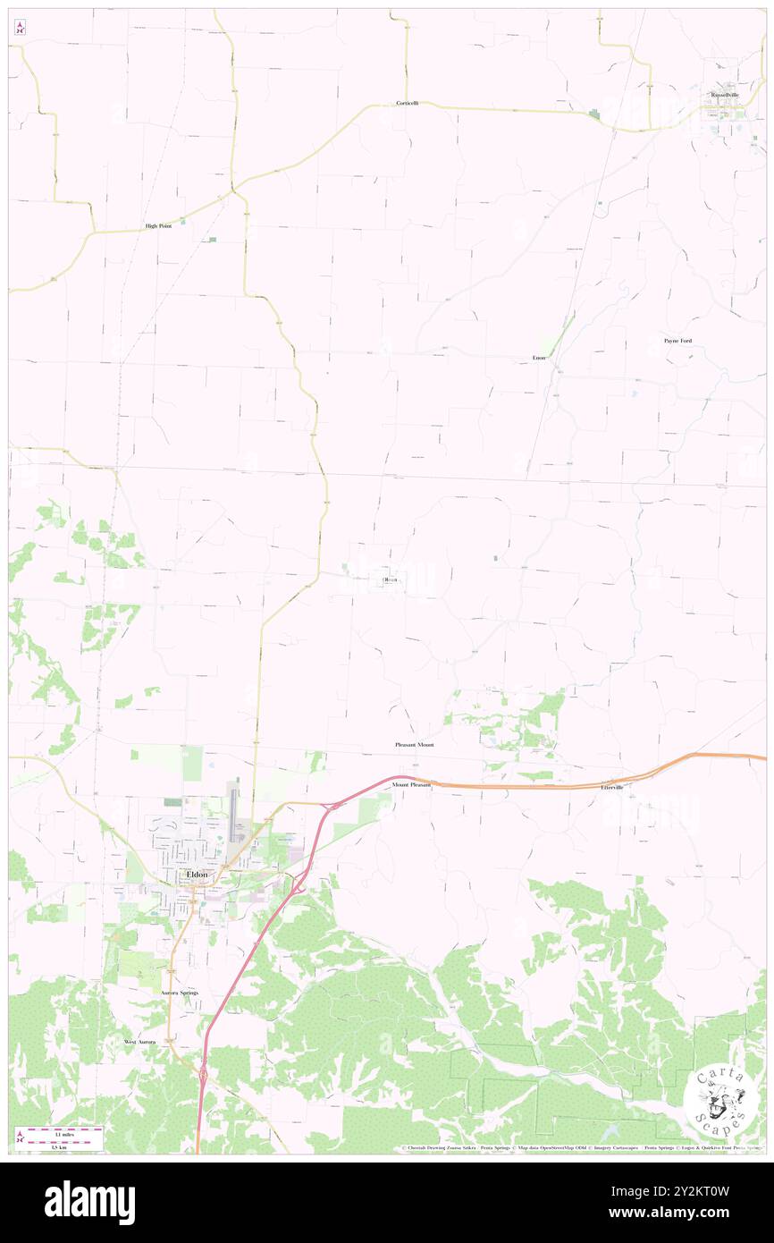 Map of olean Cut Out Stock Images & Pictures - Alamy