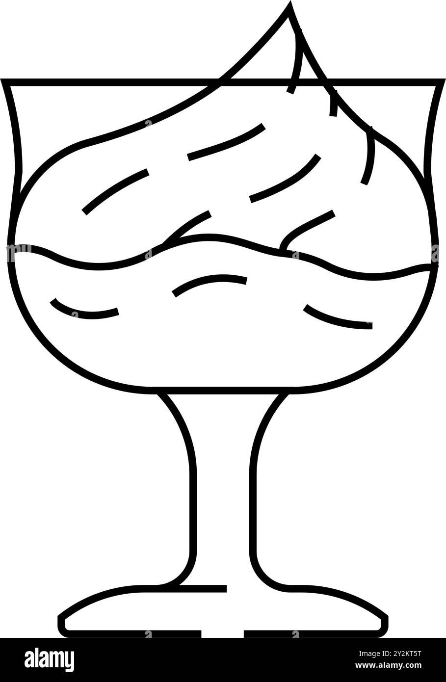 Chocolate pudding parfait cookie Cut Out Stock Images & Pictures - Alamy