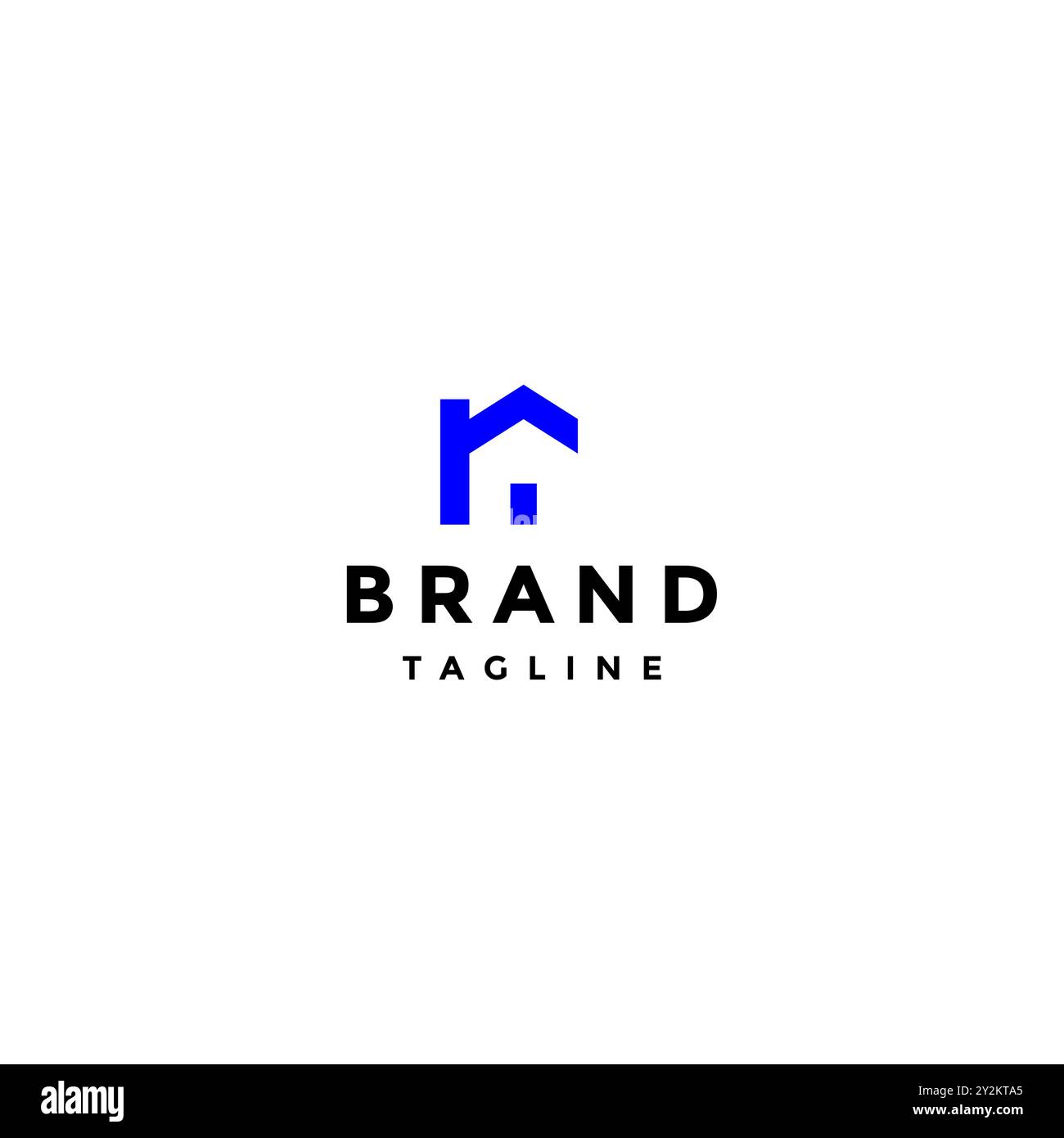 R Shaped House Icon Logo Design. R Letter and House Door Icon Form Home ...