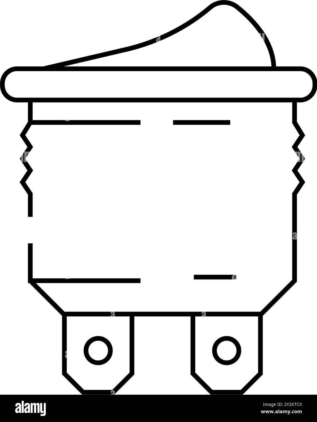 electric switch electrical engineer line icon vector illustration Stock ...