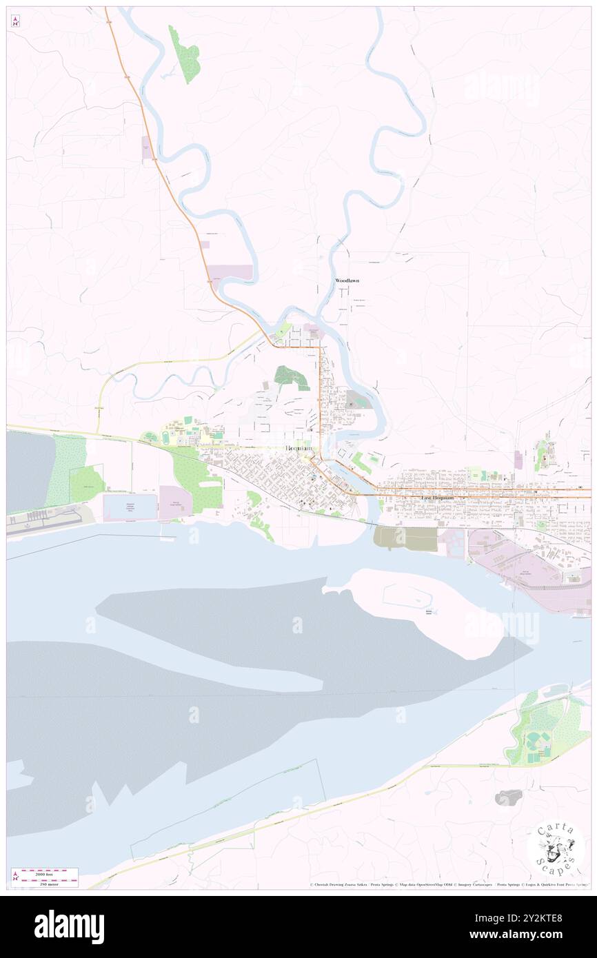 Map of hoquiam hi-res stock photography and images - Alamy