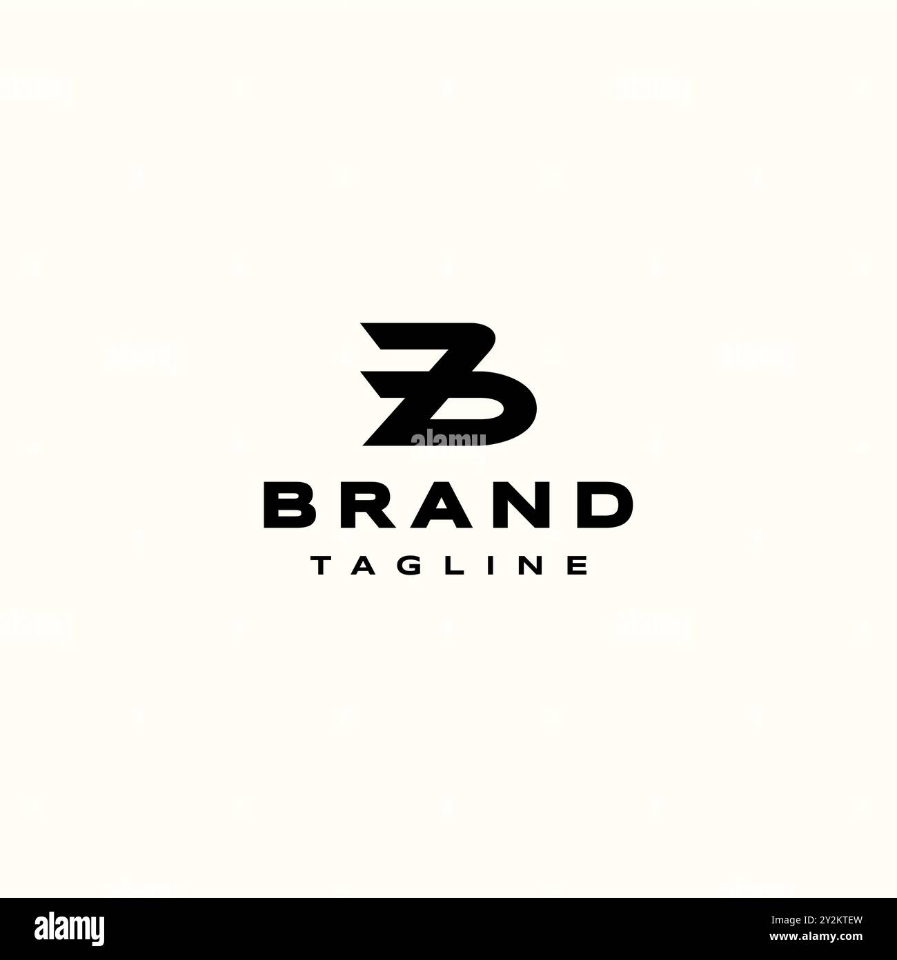 Initial Letter 7b Logo Design. Bold Sporty Initial 7 an b Logo Design ...
