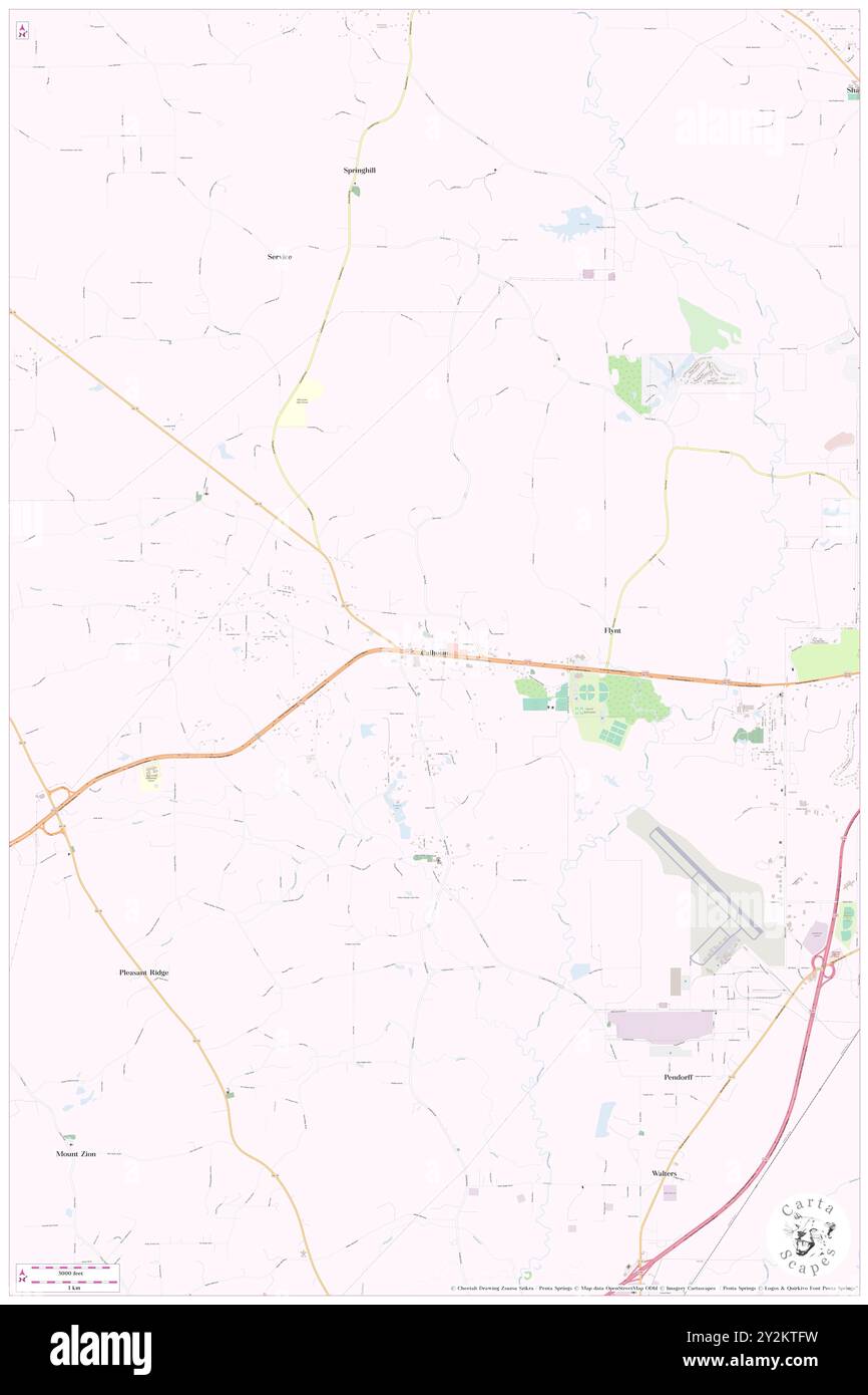 Calhoun, Jones County, US, United States, Mississippi, N 31 41' 45'', S ...