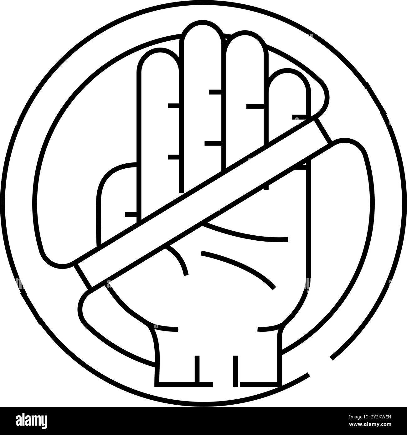 Man icon vector cancel Black and White Stock Photos & Images - Alamy