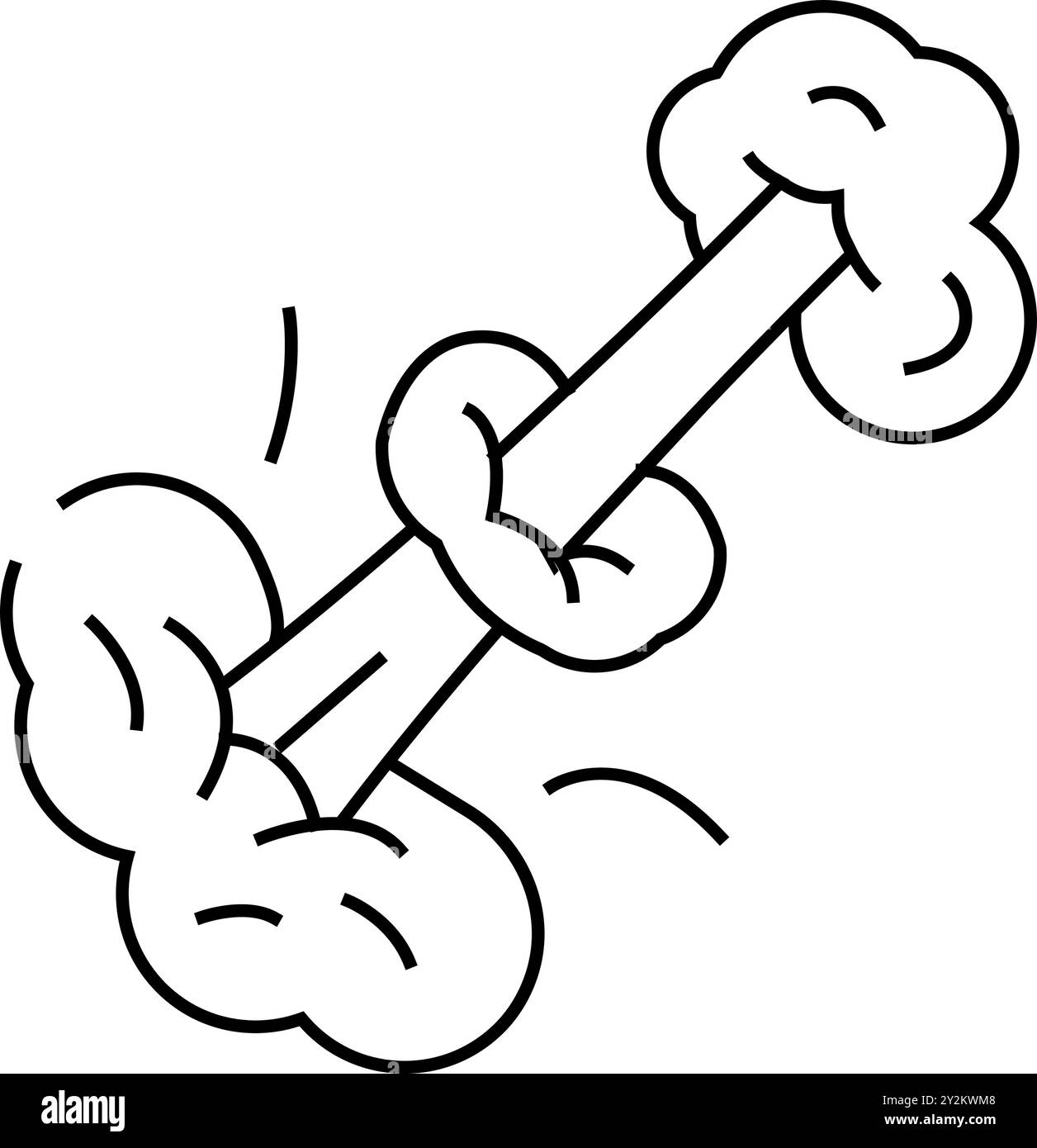 puff smell line icon vector illustration Stock Vector Image & Art - Alamy