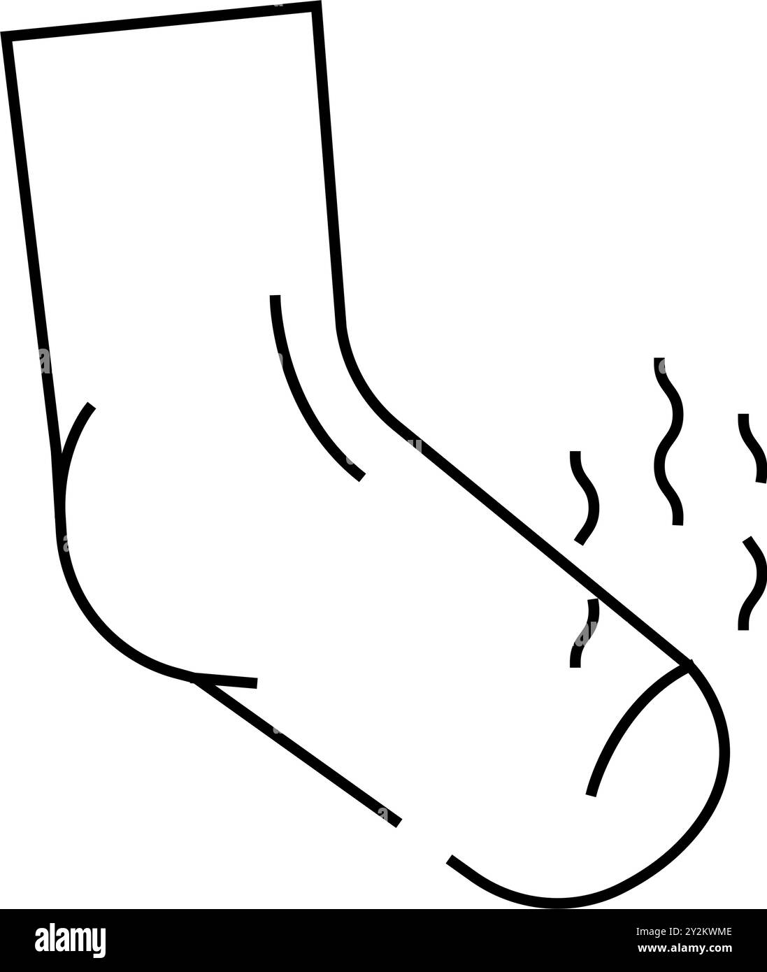 stink smell line icon vector illustration Stock Vector Image & Art - Alamy