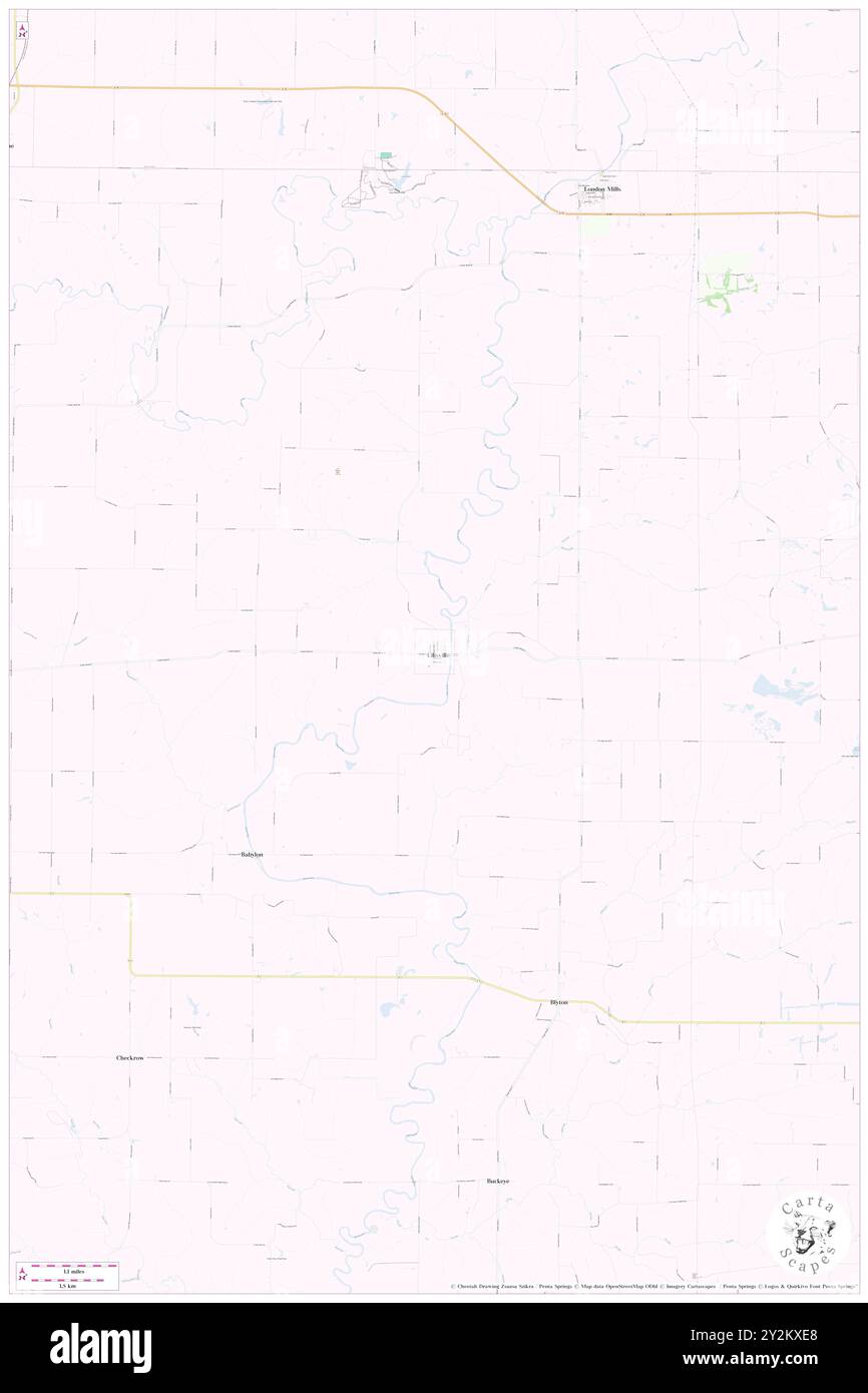 Ellisville, Fulton County, US, United States, Illinois, N 40 37' 36 ...