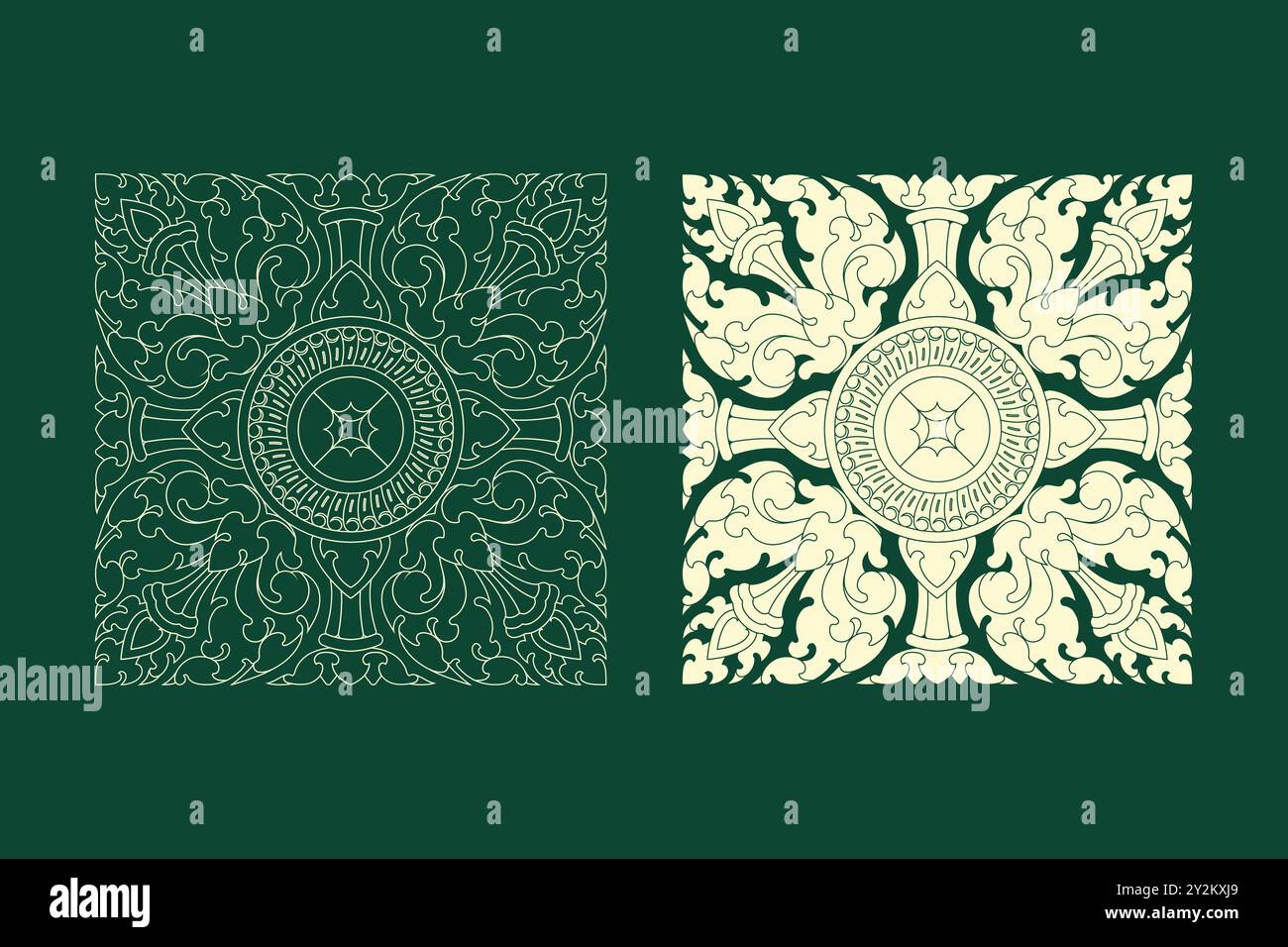 Khmer Traditional Art Ornament of Cambodia Stock Vector Image & Art - Alamy