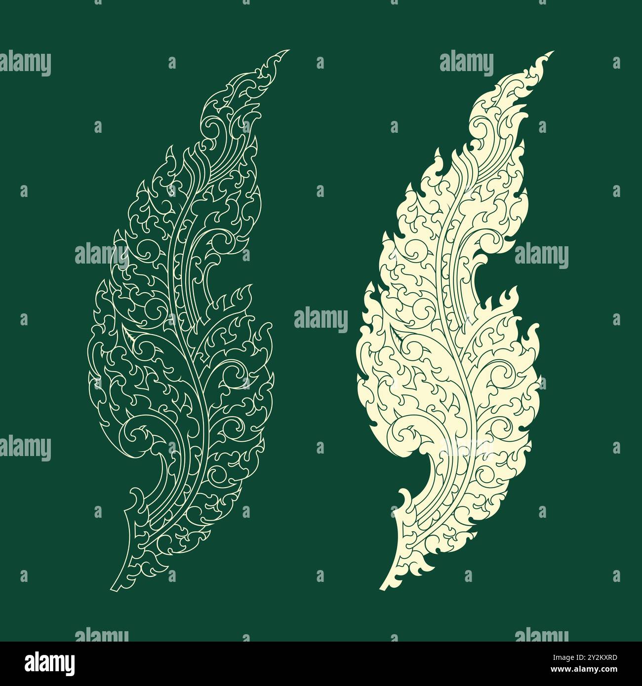 Khmer Traditional Art Ornament of Cambodia Stock Vector Image & Art - Alamy