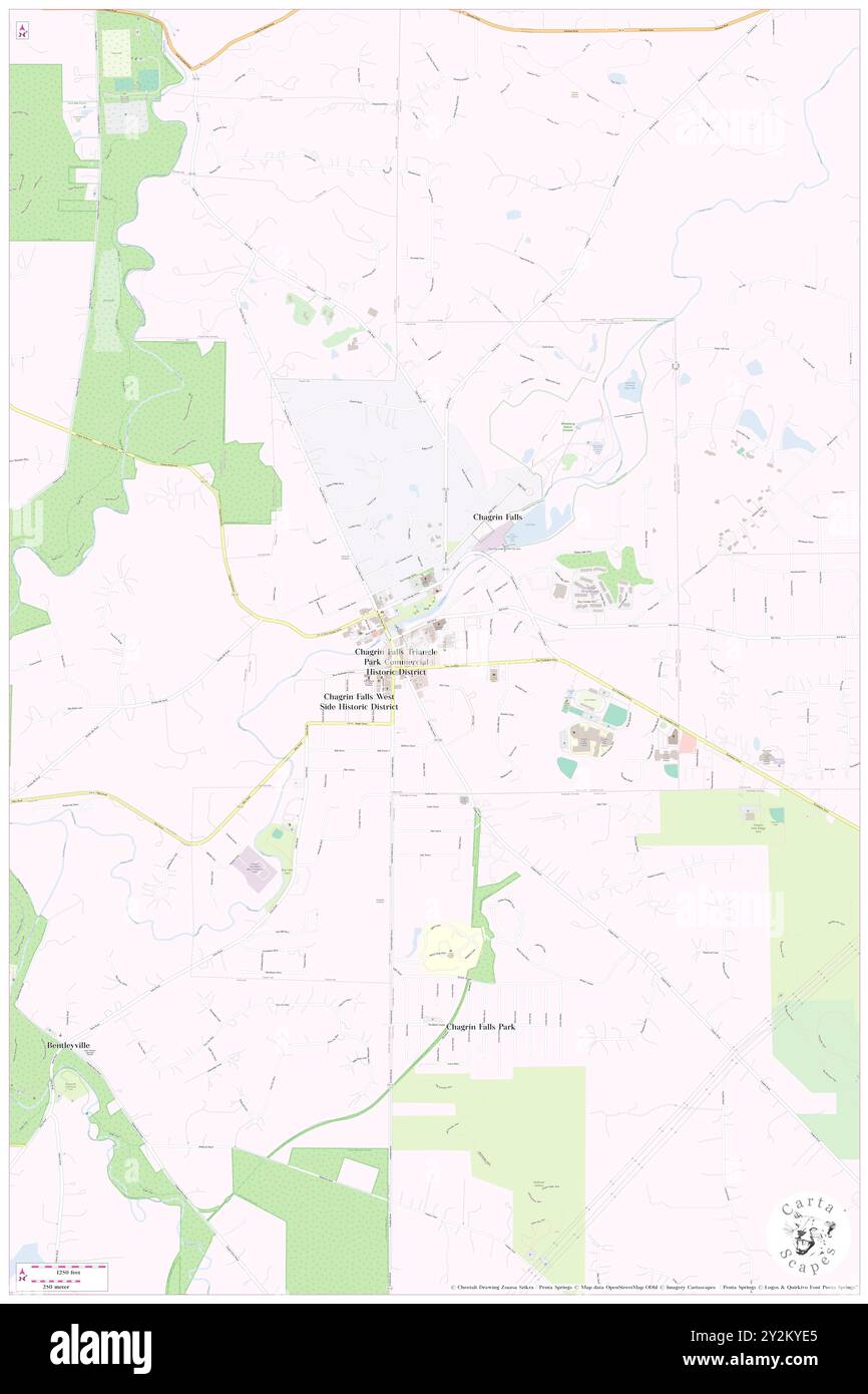 Chagrin Falls, Cuyahoga County, US, United States, Ohio, N 41 26' 10 ...