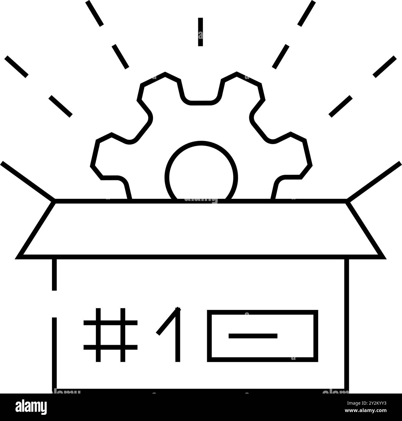 custom manufacturing engineer line icon vector illustration Stock ...