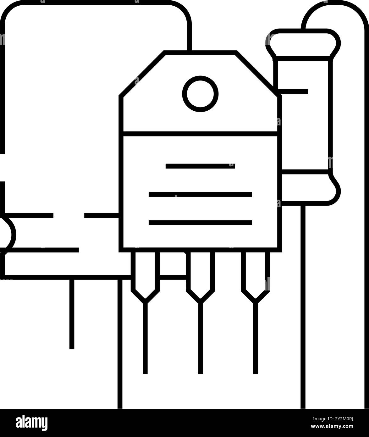 Digital components production Stock Vector Images - Alamy