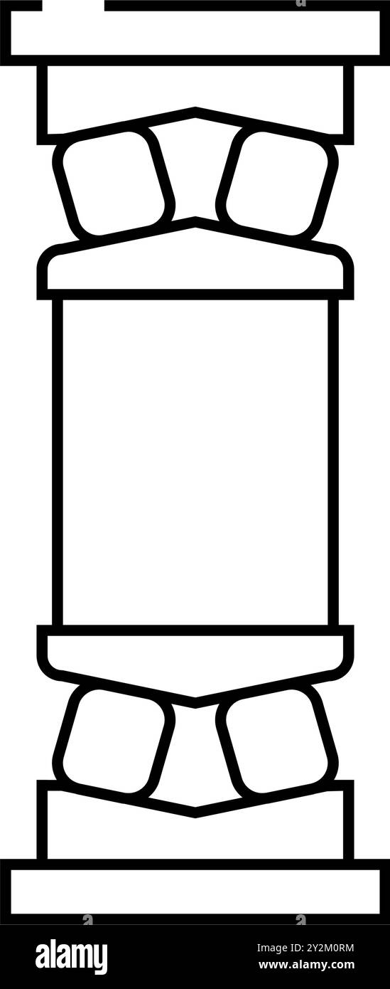 bearing design mechanical engineer line icon vector illustration Stock ...