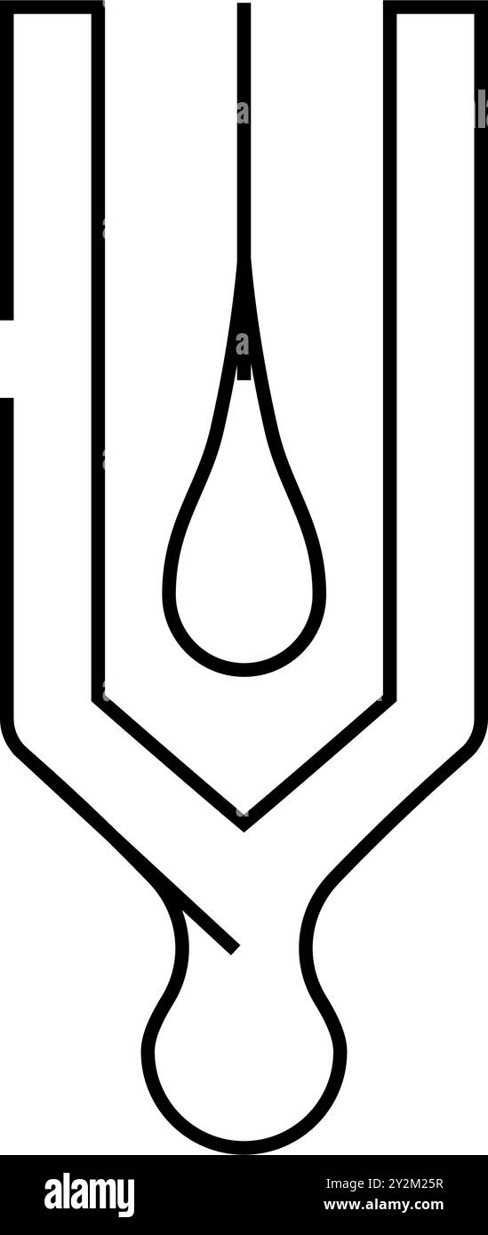 tilak mark line icon vector illustration Stock Vector Image & Art - Alamy