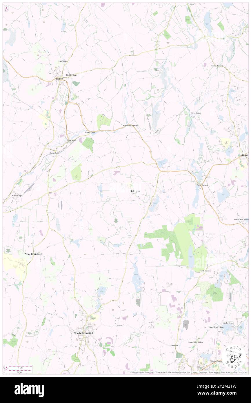 Map of oakham Cut Out Stock Images & Pictures - Alamy