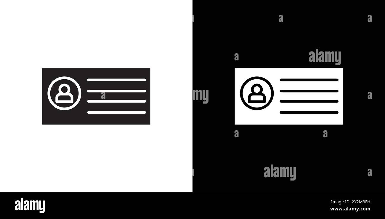 License icon Black line art vector in black and white outline set ...