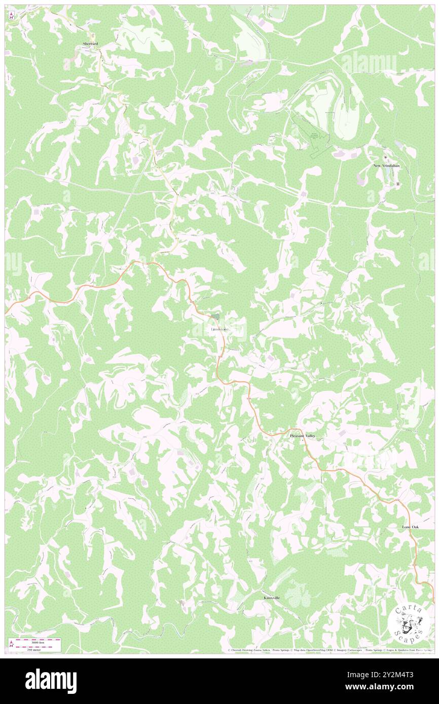 Marshall virginia map hi-res stock photography and images - Alamy