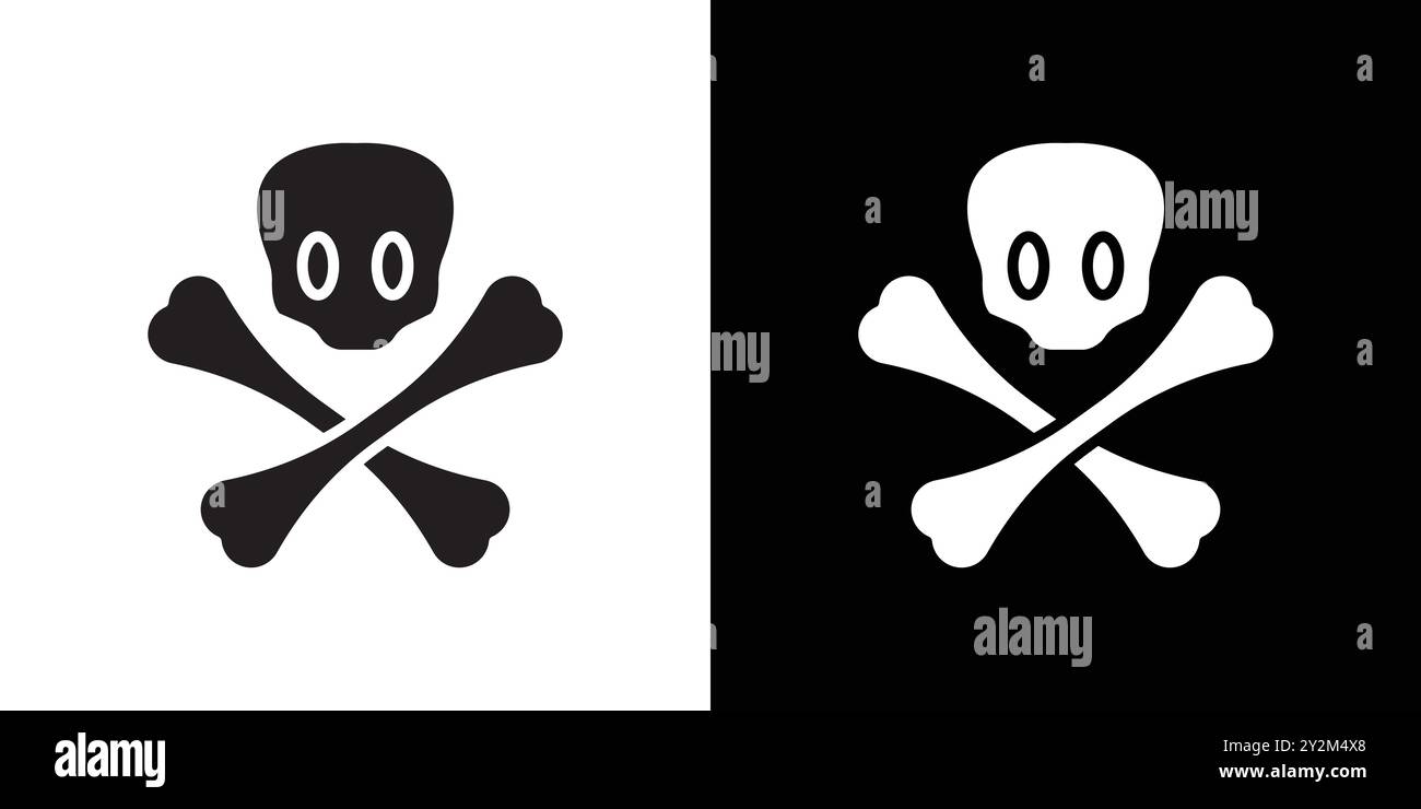 Toxic product icon Black line art vector in black and white outline set ...