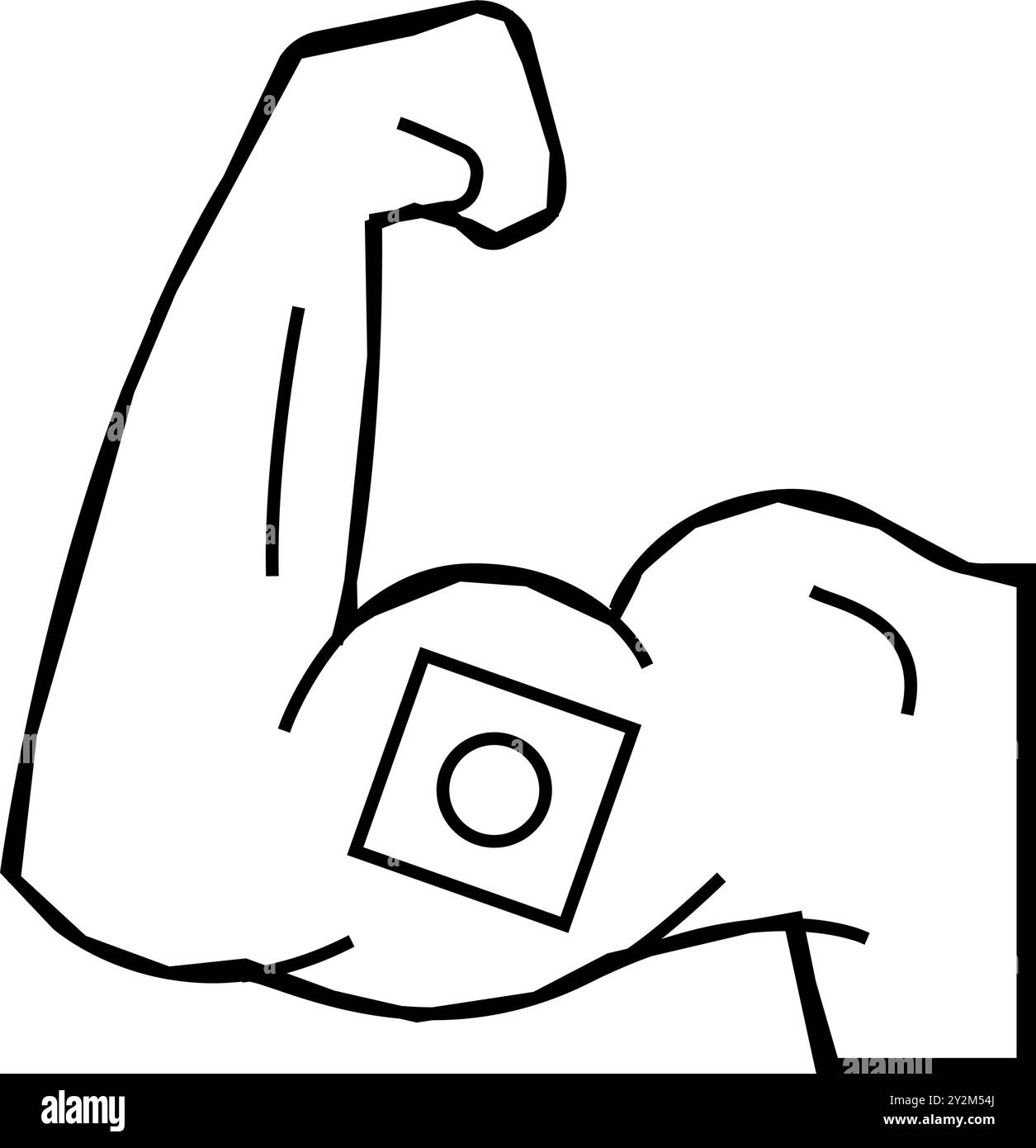 patch nicotine medical therapy line icon vector illustration Stock ...