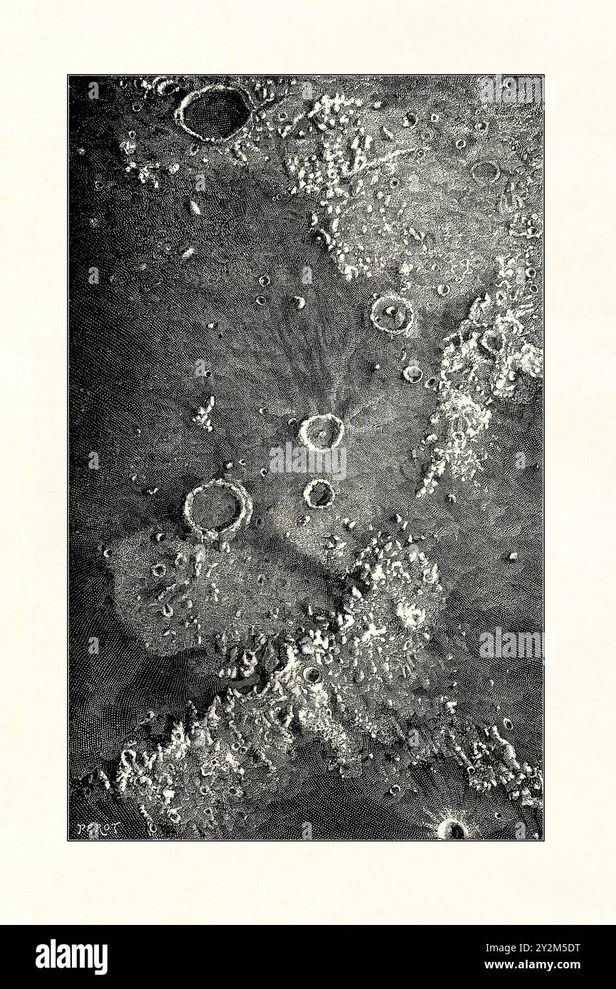 Illustration of the lunar mountain range Montes Apenninus. It was named ...