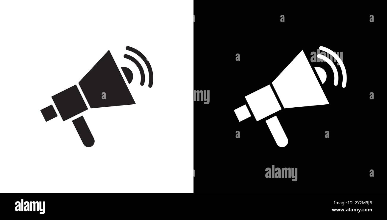 Speaker icon Black line art vector in black and white outline set ...