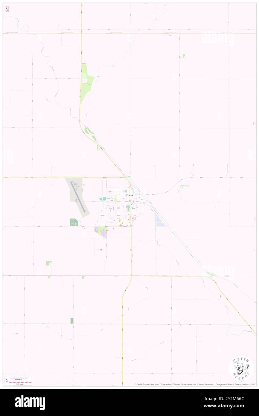 Pender county map Cut Out Stock Images & Pictures - Alamy