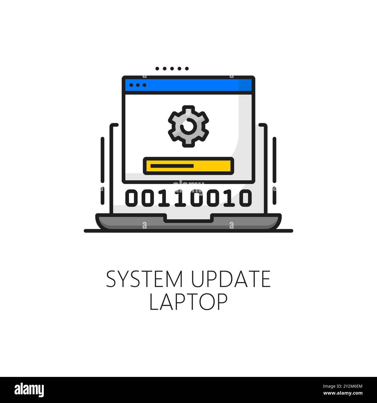 Upgrade binary code digital hi-res stock photography and images - Alamy