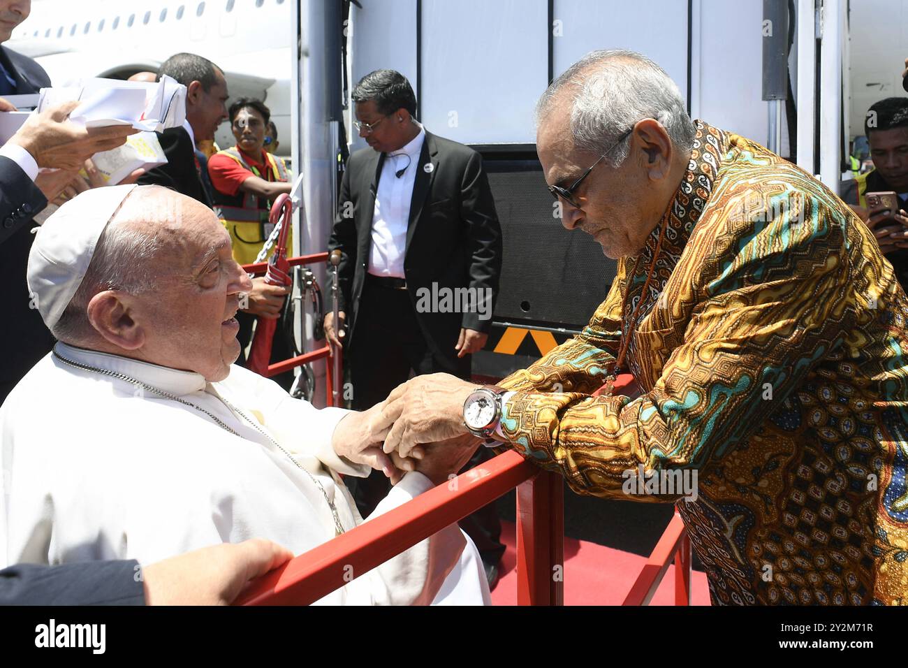 Pope Francis and Timor Leste's President José Ramos-Horta attend a ...