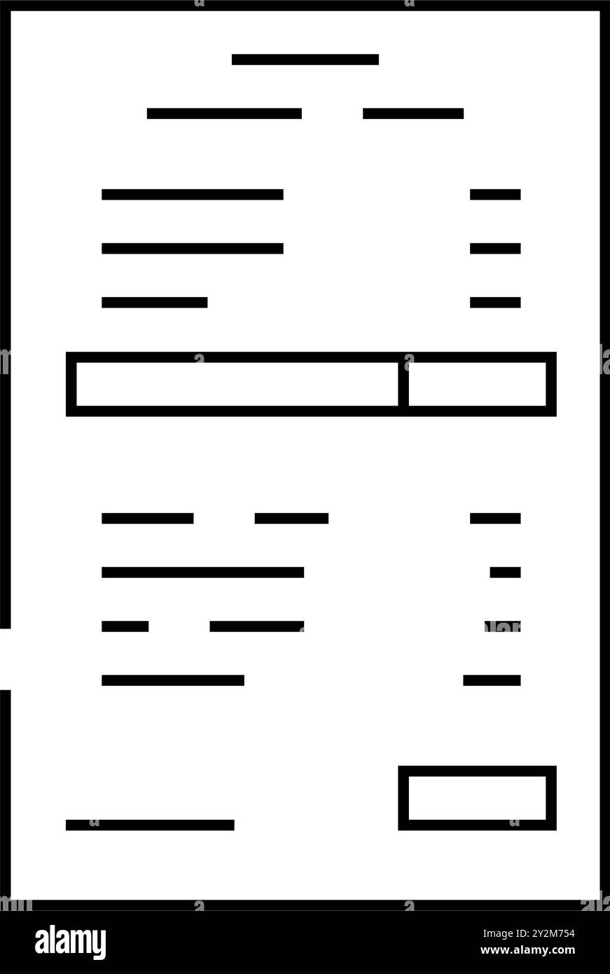balance sheet line icon vector illustration Stock Vector Image & Art ...