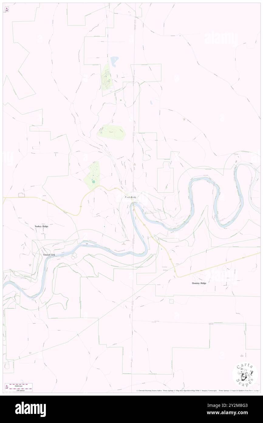Map of cooksburg hi-res stock photography and images - Alamy