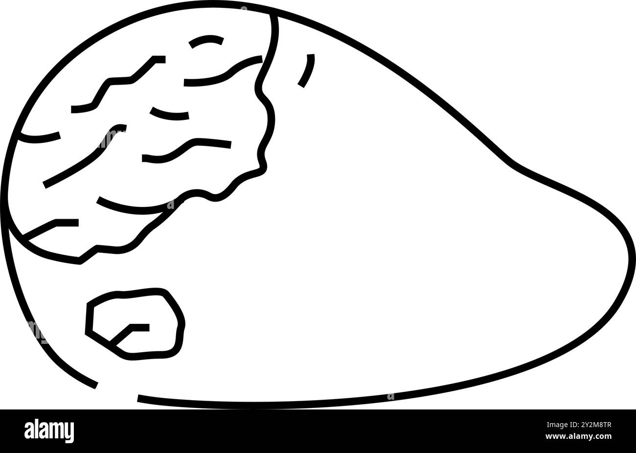 mangoes rotten food line icon vector illustration Stock Vector Image ...