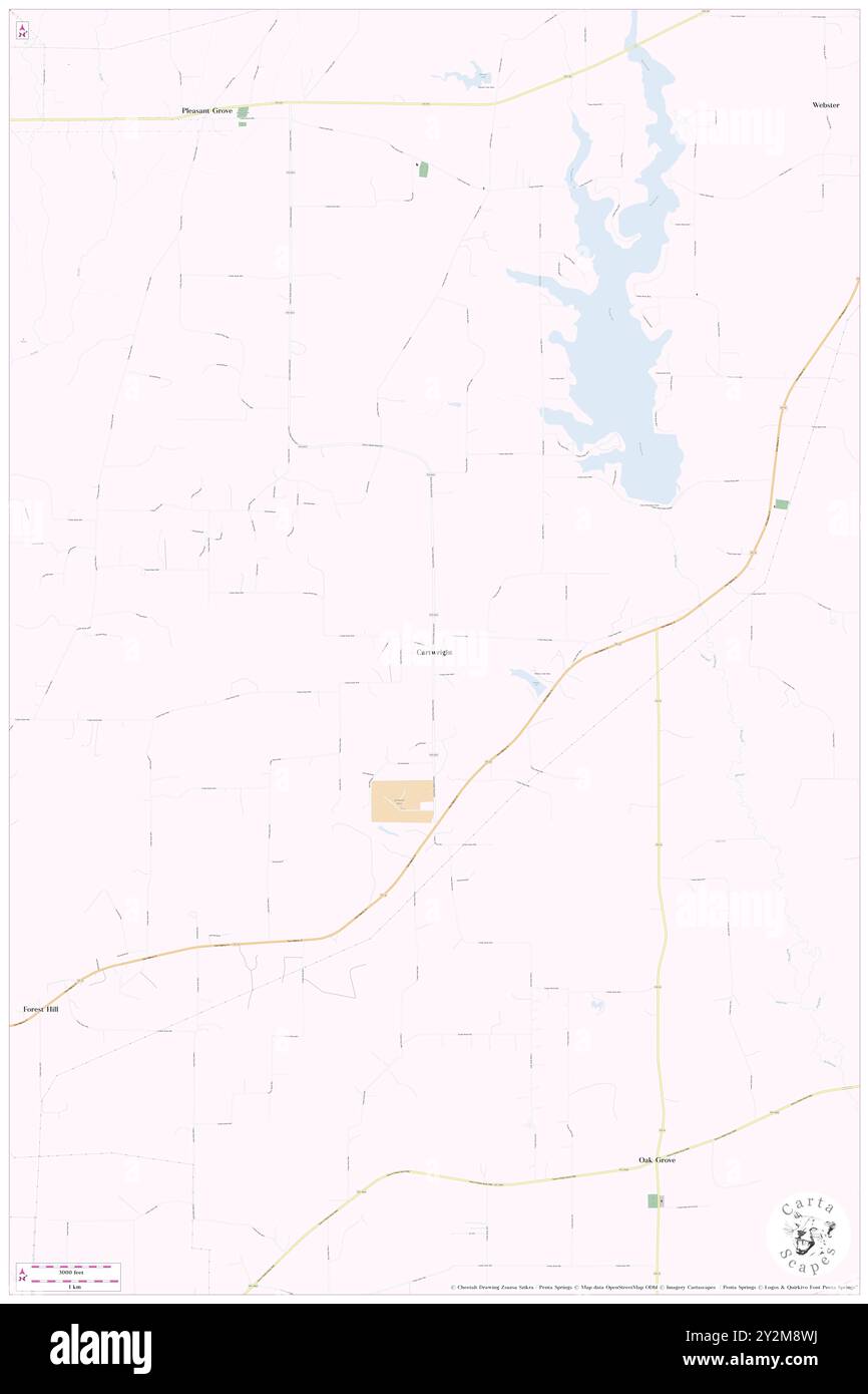 Map of cartwright hi-res stock photography and images - Alamy