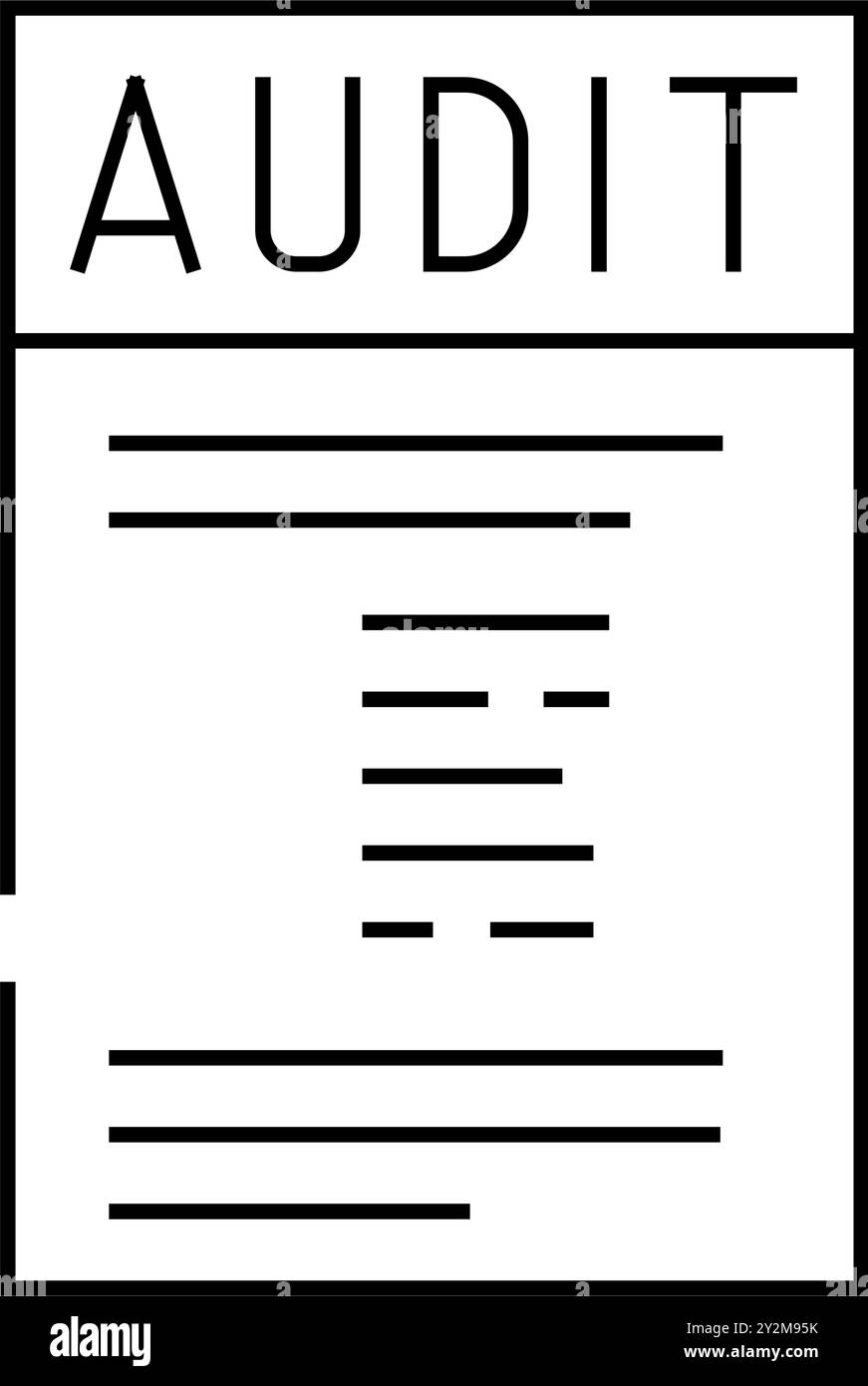 audit checklist line icon vector illustration Stock Vector Image & Art - Alamy