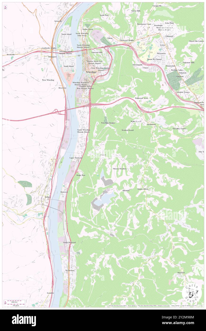 Marshall virginia map hi-res stock photography and images - Alamy