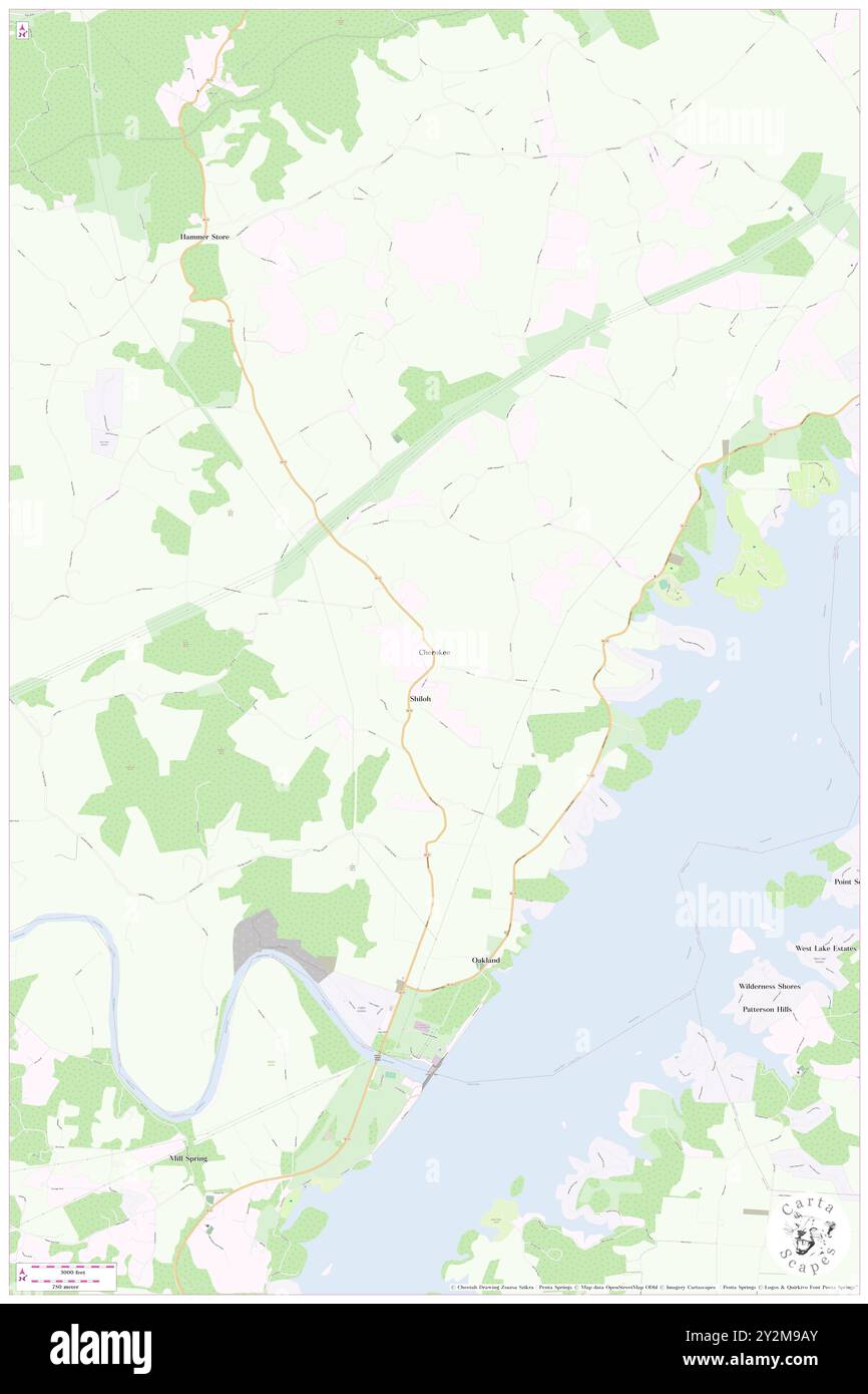 Cherokee, Grainger County, US, United States, Tennessee, N 36 12' 26 ...