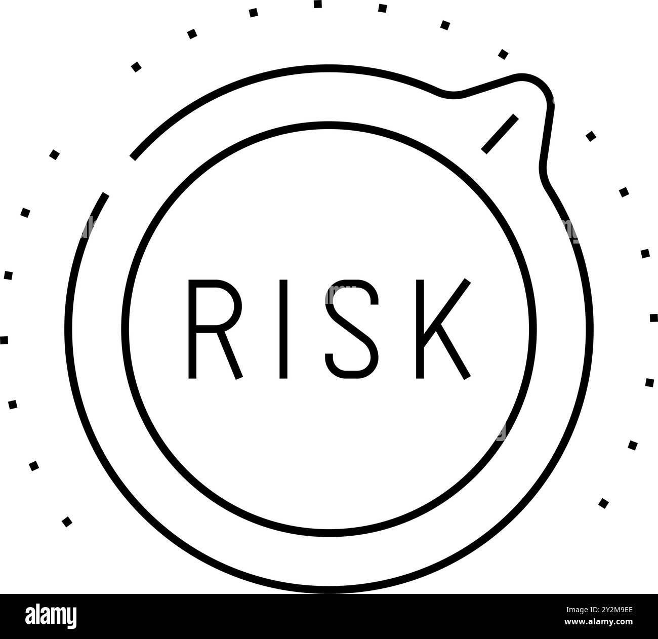 controls risk line icon vector illustration Stock Vector Image & Art ...