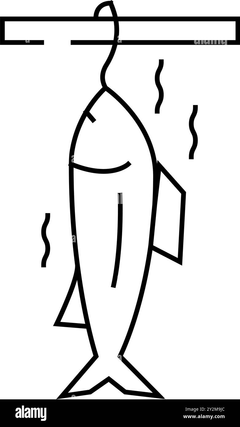 fish smoked line icon vector illustration Stock Vector Image & Art - Alamy fish smoked line icon vector illustration Stock Vector Image & Art - Alamy