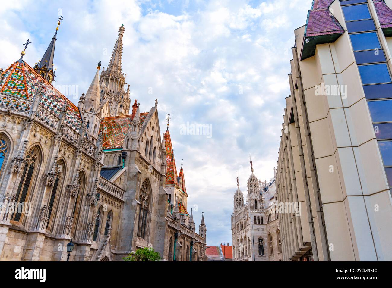 Budapest, Hungary - July 7, 2024: Architectural details of Fisherman's ...